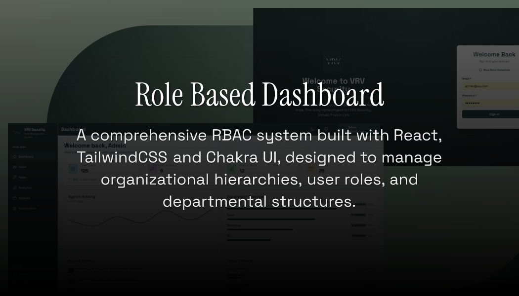 Role Based Dashboard